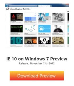 Windows 7 Gets Internet Explorer 10 - IE10 Preview Now Available!