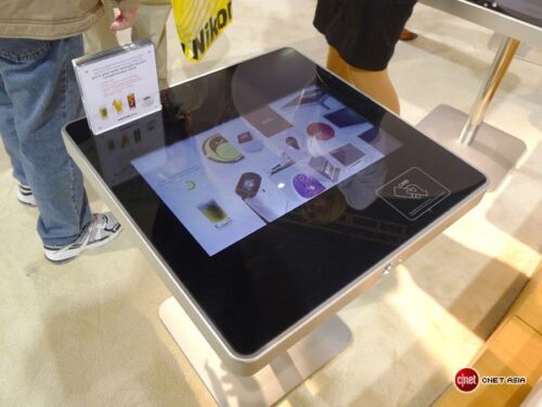 MTT300, a Touch Table PC for Dining at Restaurants showcased at CES 2013