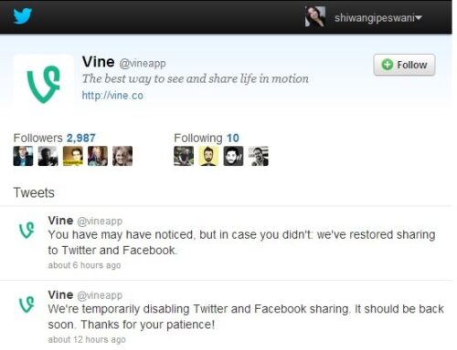Twitter launches Vine, a mobile service to capture & share short videos