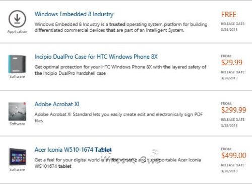 Microsoft Download Center starts including 3rd-party software & hardware