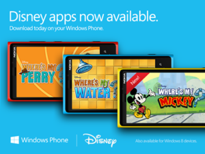 Where's My Mickey game on Windows Phone