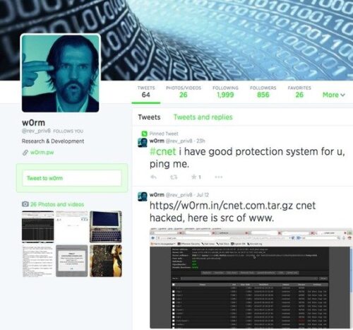 CNET hacked! User data compromised.