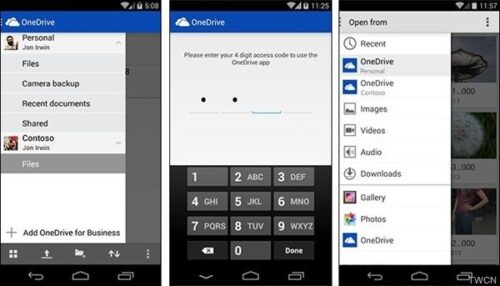 OneDrive mobile apps now let you access work account too!