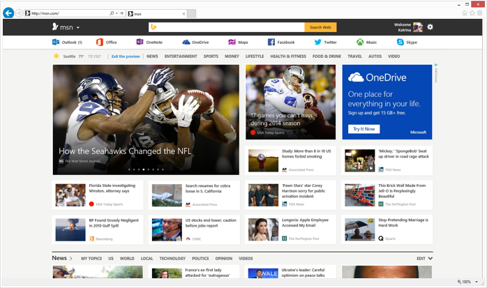 A Refreshed first MSN To Include Sync Options