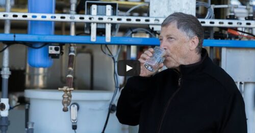 Bill Gates promotes machine that converts human waste into drinking water
