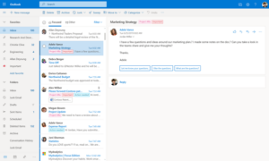 The new Outlook On The Web is here with new Design and Features