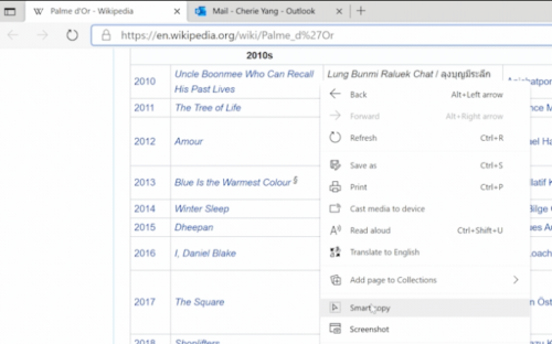 Edge gets Vertical Tabs, Smart Copy, Password Monitor, etc