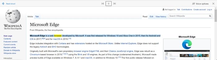 Microsoft Edge Read Aloud Pdf Feature Now Available How To Use The In 