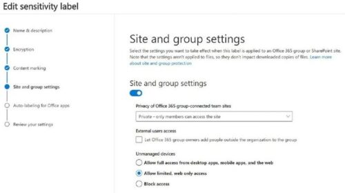 Information Sensitivity labels across Microsoft 365 apps now available