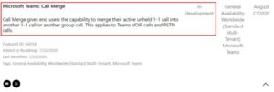 Microsoft Teams soon getting highly-requested 'Call Merge' feature