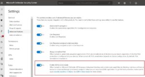 EDR in block mode to help Microsoft Defender ATP prevent cyberattacks