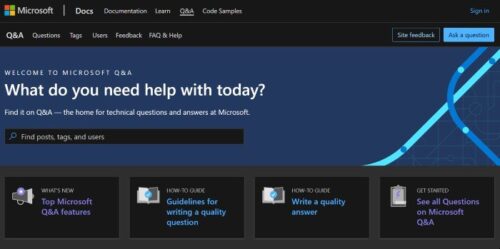 New Microsoft Q&A site replaces MSDN and TechNet forums