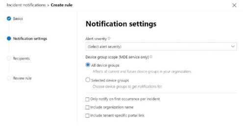 Microsoft 365 Defender brings email notifications on new incidents