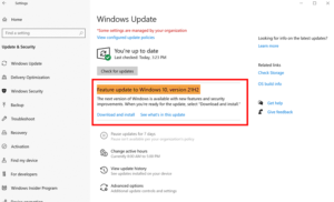 Features Added and Removed in Windows 10 version 21H2