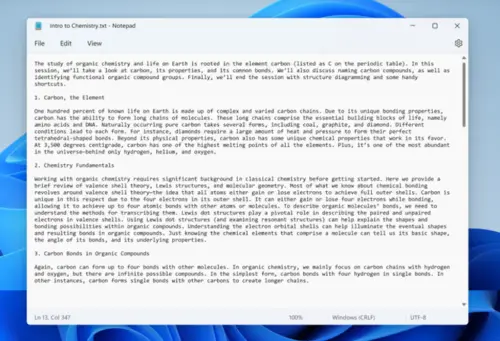 Redesigned Notepad for Windows 11 rolled out Redesigned Notepad for Windows 11 rolled out