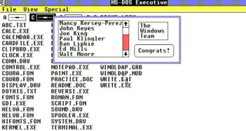 Windows 1.0 Easter Egg featuring Gabe Newell discovered after 37 Years