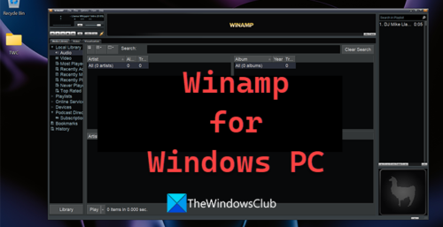 Winamp for Windows PC is now available for download