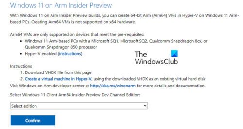 Download Windows 11 arm64 ISO File for Mac M1 or Surface