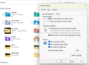 Microsoft to remove these settings in Folder Options in Explorer
