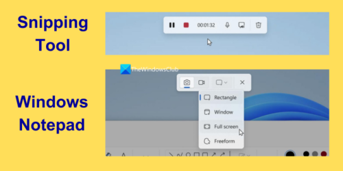 Notepad to get Auto-Save; Snipping Tool gets Combined Bar
