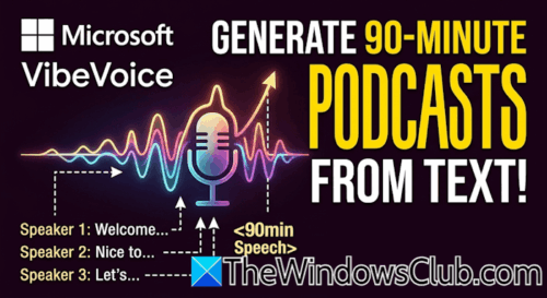 Microsoft VibeVoice AI TTS can generate human-like speech